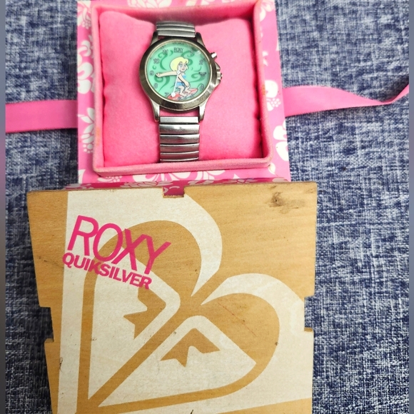 Roxy | Accessories | Vintage Roxy Surfergirl Mint Green Watch | Poshmark